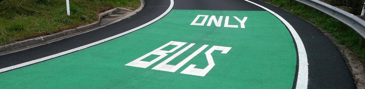 Preferential Lanes - Geveko Markings